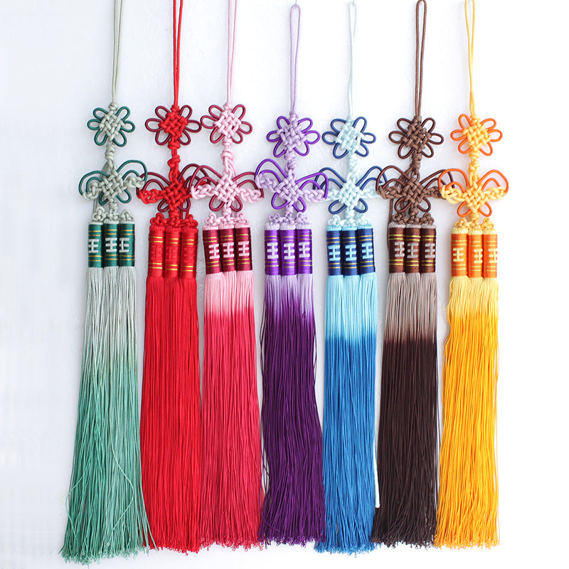 Traditional Hand-Woven Kung Fu Sword Tassel 3 Colors - Wudang Store